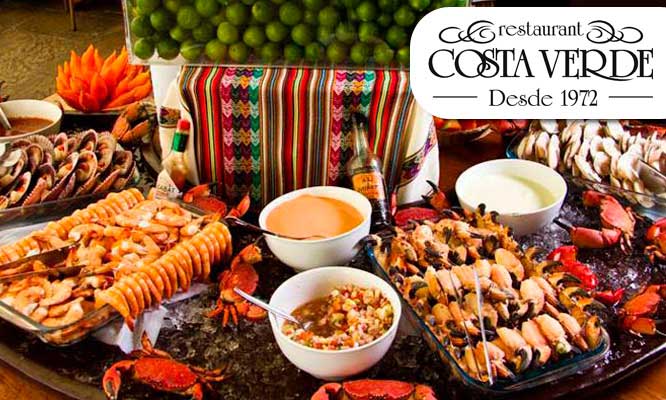 S/.49 por buffet en el Restaurant Costa Verde | Cuponidad
