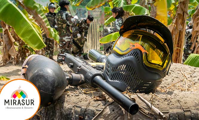 Batalla paintball para 6 personas + 90 balas por persona | Cuponidad