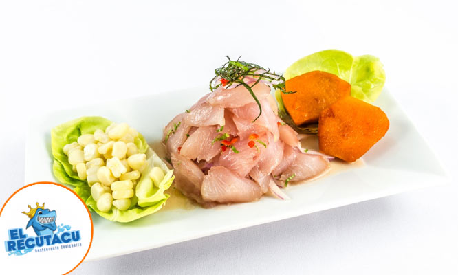Causa escabechada + Ceviche + arroz con mariscos + bebida - El Recutacu ...