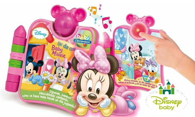 Disney baby Libro Minnie Mouse interactivo con luces y sonidos ...