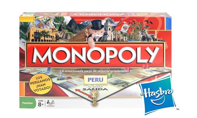 Juego Monopoly Edición Perú Hasbro Games® + delivery | Cuponidad