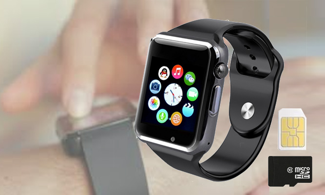 SmartWatch A1 con Ranura para Chip - MicroSD, Bluetooth , Cámara ...