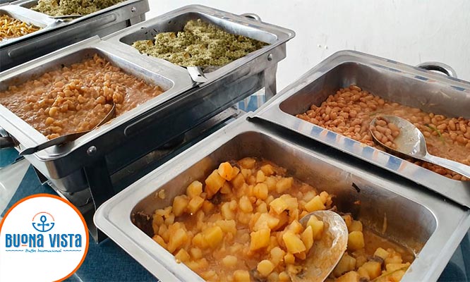 Buffet marino y criollo + refill de refresco ilimitado + Chilcano ...