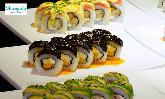 Barra libre de makis para 1 persona. Come todos los makis y rolls que ...