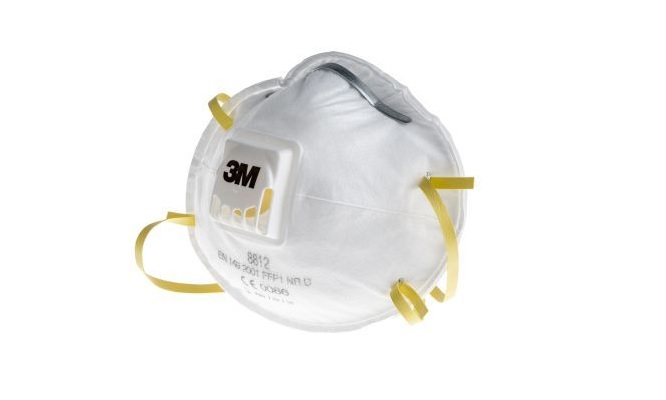 Mascarilla/respirador autofiltrante para partículas con válvula 3M 8812 ...