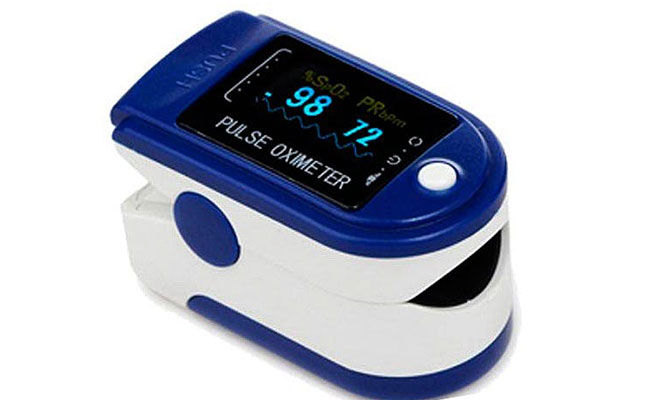 Pulsioxímetro electrónico medidor de oxigeno cardíaco ¡Incluye delivery ...