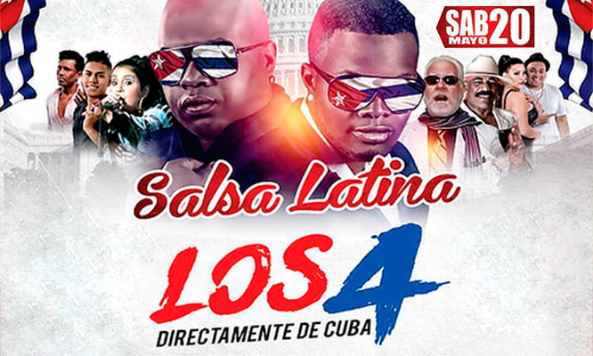 Salsa Latina:Los 4 de Cuba, Cesar Vega, Son Tentación y más. | Cuponidad
