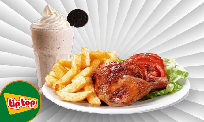 Tip Top: combo + bebidas para 1 o 2 personas ¡Muestra el cupón desde tu ...
