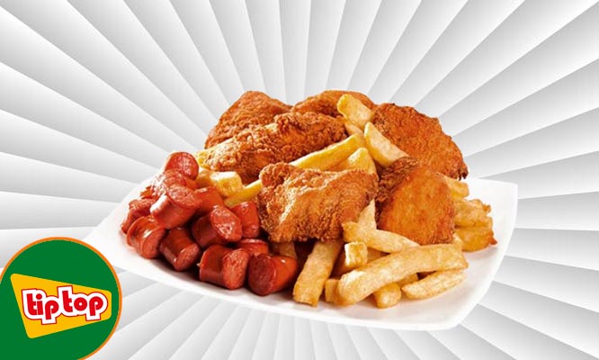 Tip Top: combo + gaseosa para 1 o 2 personas ¡Muestra el cupón desde tu ...