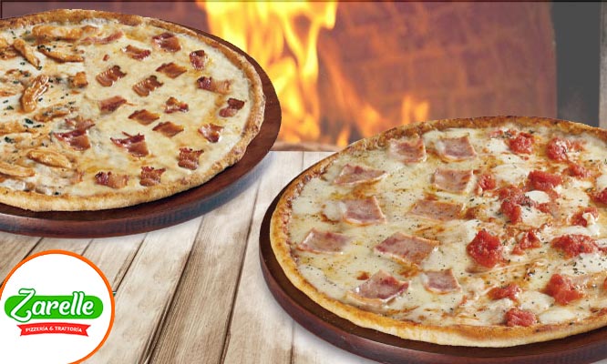 02 pizzas super familiares a elección en Pizzeria Zarelle - Cuba ...